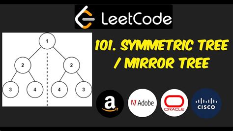 LeetCode 101. Symmetric Tree / Mirror Tree | Binary Tree | LeetCode Solution - YouTube