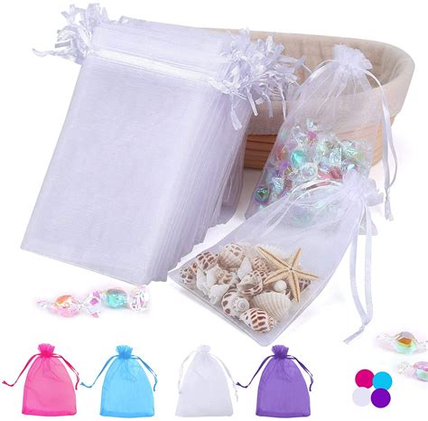 Efavormart 10pcs Burgundy Organza T Bag Drawstring Pouch Wedding
