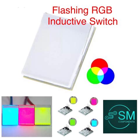 2pcs Capacitive Touch Switch Button Rgb Led Sensor Module Httm Diy Kit