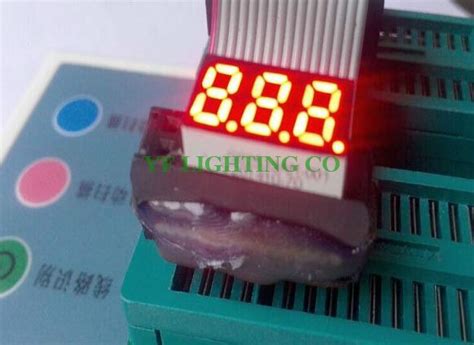 Red 7 Segment Display 3 Bit Digital Tube 025 Inch Grandado