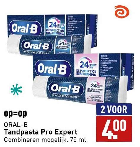 Oral B Tandpasta Pro Expert Aanbieding Bij Aldi 1foldersnl