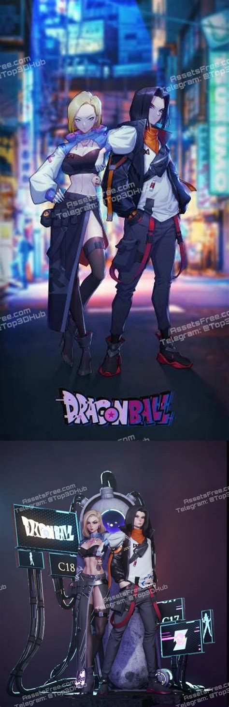 Android 17 And Android 18 Free High Quality Models