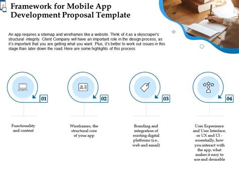 Framework For Mobile App Development Proposal Template Ppt Powerpoint Summary Presentation