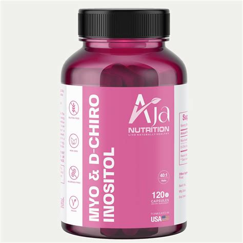 Myo And D Chiro Inositol 120caps Aja Nutrition Natures Discount