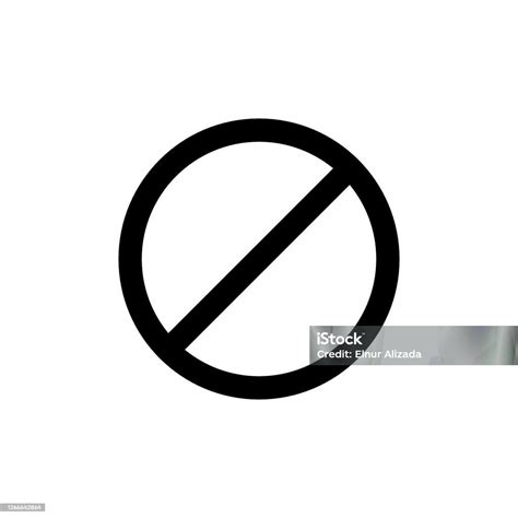 금지된 아이콘입니다 아이콘 을 금지합니다 기호를 허용하지 않습니다 블록 금지 완벽한 모바일 및 웹 디자인을위한 기호 그림 중지 0명에 대한 스톡 벡터 아트 및 기타 이미지