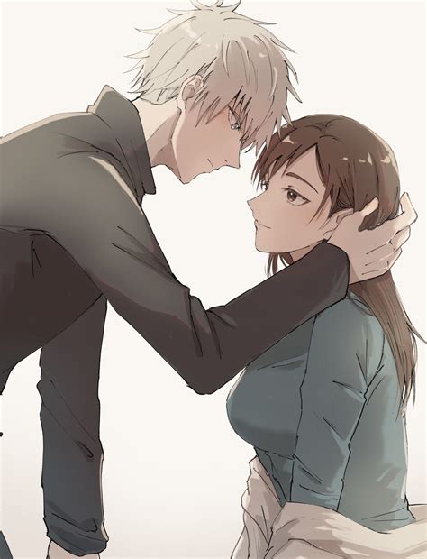 Gojou Satoru And Ieiri Shoko Jujutsu Kaisen Drawn By Oisiipurinn