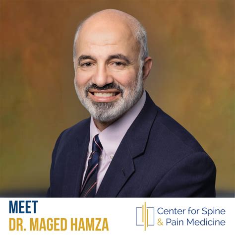 Dr Maged Hamza Is An Center For Spine And Pain Medicine Facebook