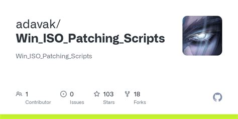 GitHub Adavak Win ISO Patching Scripts Win ISO Patching Scripts