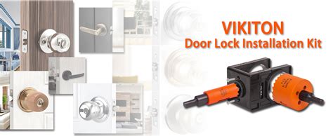 Vikiton Door Lock Installation Kit For Knob Lever Deadbolt And Handle