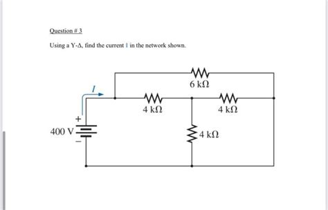 solved question 3 3 using a y a find the current i in the