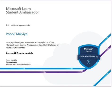 Completed Azure Ai Fundamentals With Microsoft Learn Poorvi Malviya Posted On The Topic Linkedin