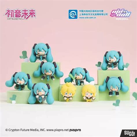 Minidoll Hatsune Miku Chibi Fridge Magnet Blind Box Goods Sugo Toys