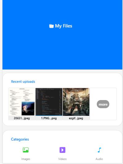 github pj8912 myfiles file storage mobile application