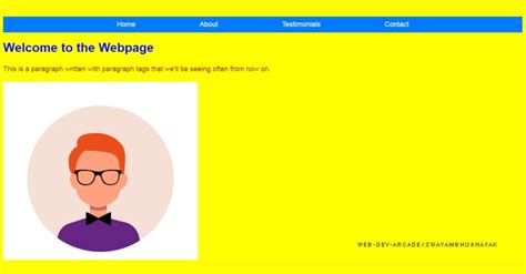 swayambhu nayak on linkedin webdevarcade 30days30ideas html css