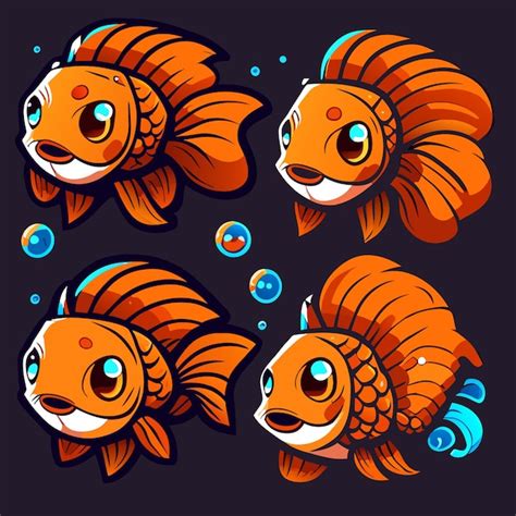 Premium Vector Eps Vector Fish Illustrations