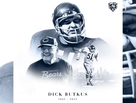 Hall Of Fame Chicago Bears Linebacker Dick Butkus Dies At 80 Tampa