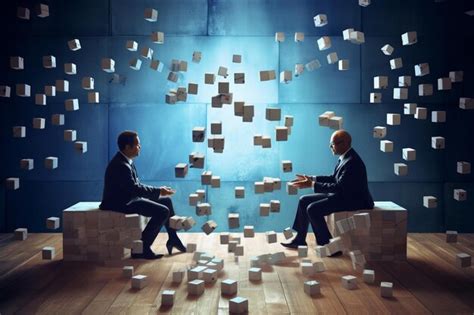 Premium Ai Image An Abstract Representation Of Negotiation Dynamics