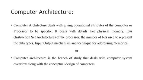 Computer Organization And Architecturepptx