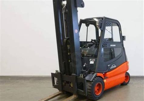 Linde E 25 Ex S Electric Ex Explosion Protected Forklift Specs 2007 2011 Lectura Specs