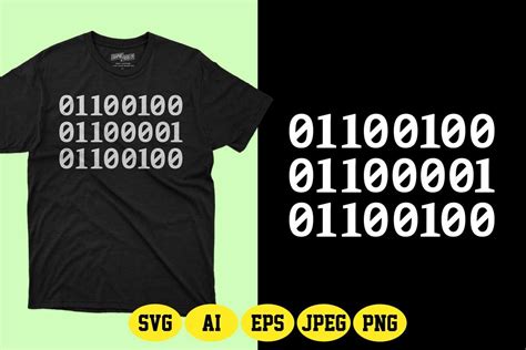 binary code computer programmer design graphic by fatimaakhter01936