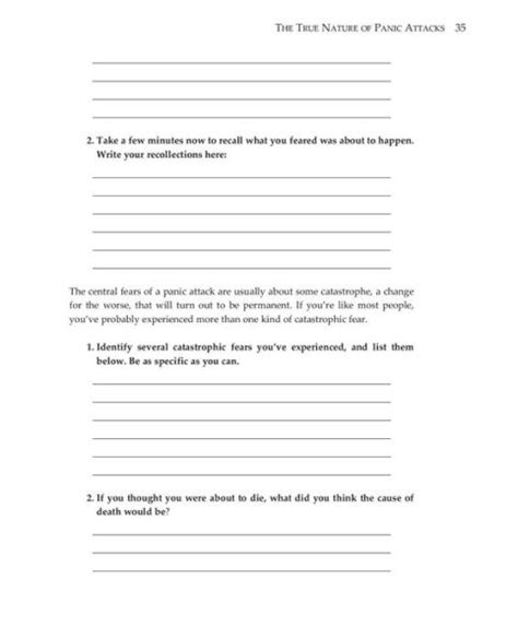 Panic Attacks Workbook A Guided Program For Beating The Panic Trick By
