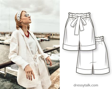 Shorts Sewing Pattern Womens Shorts Pattern Pdf Clothing Etsy
