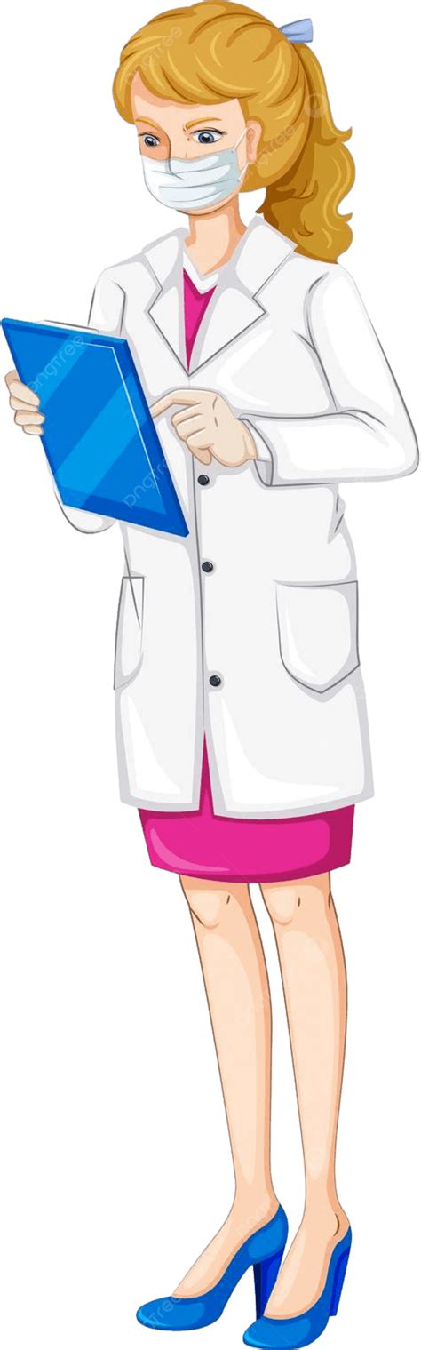 A Female Chemist Profession Chemical Engineer Material Scientist Vector