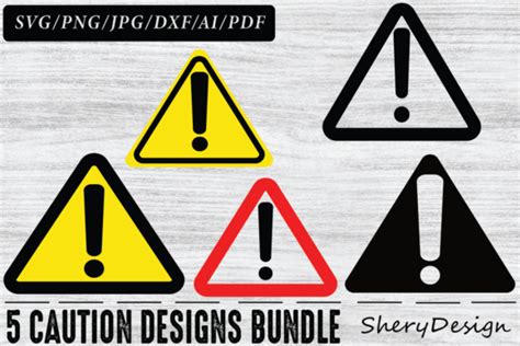 Caution Svg Svg Files For Cricut Graphic By Sherydesign · Creative Fabrica