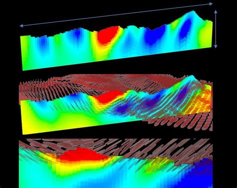 slice from 3d inversion of aem survey data unconstrained inversion