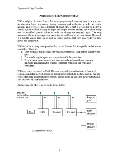 Plc Programming And Applications Pdf Programmable Logic Controller Computer Engineering