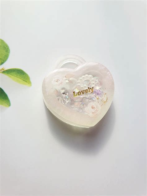 하트열쇠고리쉐이커 스마트폰 에어핏 키링 선물 연인 우정