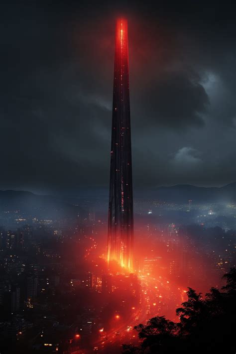 An Ominous Giant Monolithic Structure