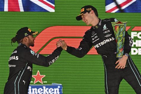 George Russell Salutes Lewis Hamilton After Maiden F1 Victory The Citizen