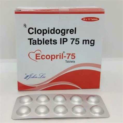 Clopidogrel Tablet Ip 75 Mg At ₹ 86stripe Cardiology Segment In