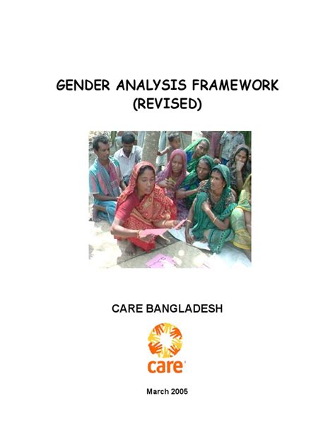 Gender Analysis Framework Care Pdf Gender Analysis Empowerment