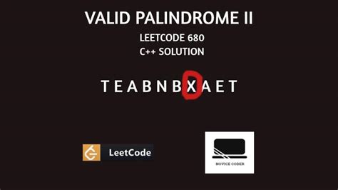 M A Alim On Linkedin Leetcode Valid Palindrome Ii A Step By Step Solution Tutorial Leetcode