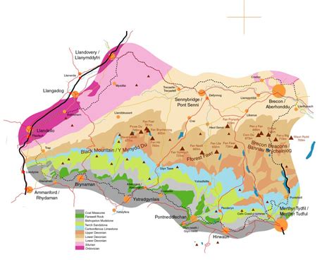 Geology Of Fforest Fawr Geopark Fforest Fawr