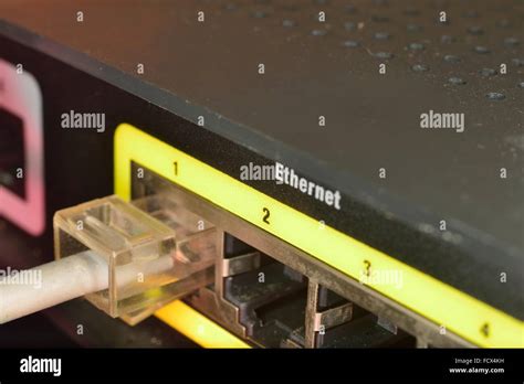 Tcp Ip Protocol For Connect Computers To Each Other Stock Photo Alamy