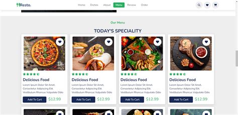 Github Weocorwebsite Food Responsive Website Food Reponsive With Html Css Js And Swiper Package
