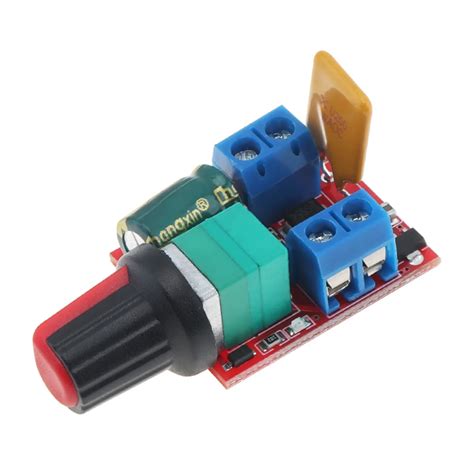 Mini Dc Motor Pwm Speed Controller Module Speed Control Switch Led