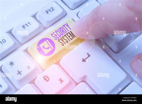 Text Sign Showing Security System Business Photo Text System Designed To Detect Intrusion Or