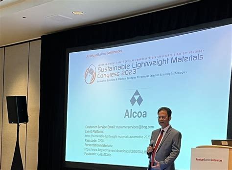 kaushlendra singh on linkedin speaking at the sustainable lightweight materials congress 2023…