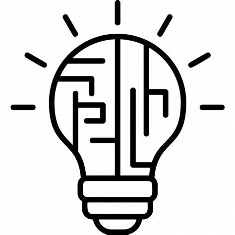 Logic Thought Bubble Bulb Idea Thinking Thoughts Icon Download