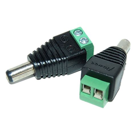 Dc Barrel Jack Adapter Male 2 Pack