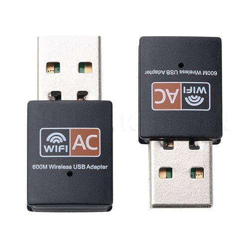 600Mbps USB WiFi Adapter Dual Band 2.4G / 5GHz RTL8811CU Wireless Wifi ...
