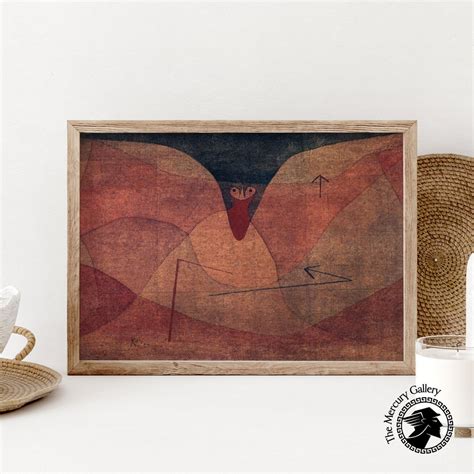 Paul Klee Print Aviatic Avolution 1934 Klee Abstract Art Mid Century Poster Home Decor