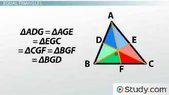 Constructing The Median Of A Triangle Lesson Study Com