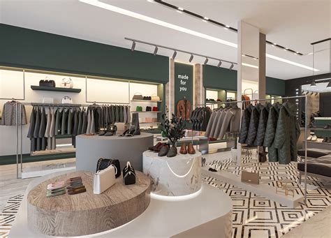 Interior Design Project Clothing Store Behance