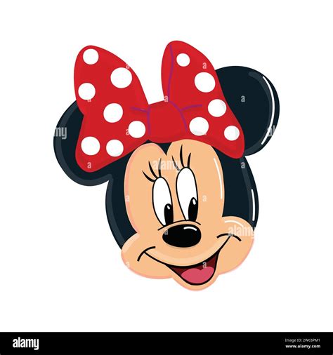 Minnie Mouse Vector Illustration Stock Vector Image And Art Alamy