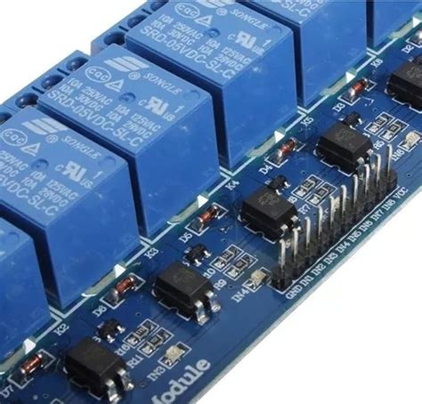 módulo relé arduino 8 canais 5v 10a pic automoção residencia mega smart